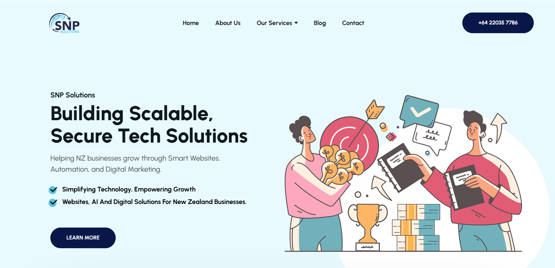 Building a High-Performance Website for SNP Solutions